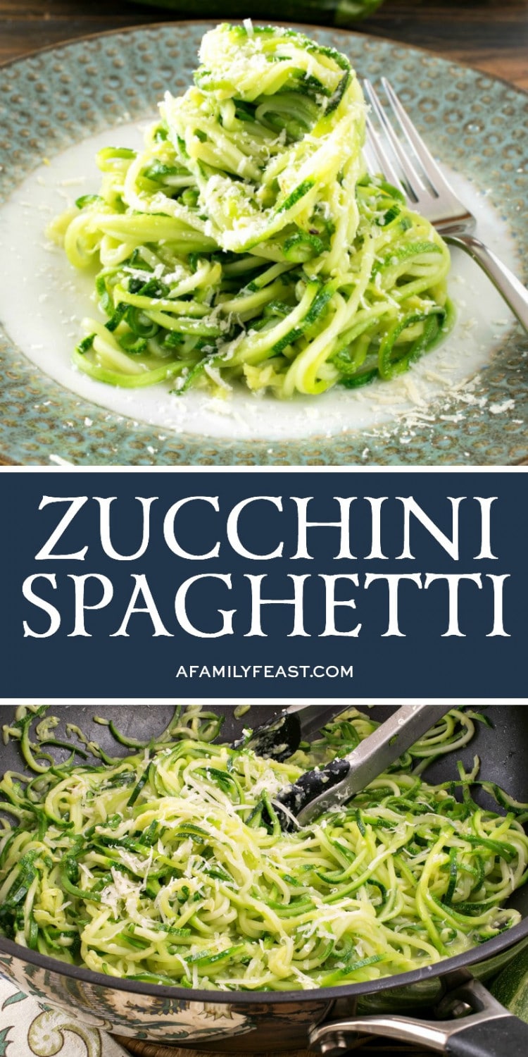 Zucchini Spaghetti - A Family Feast