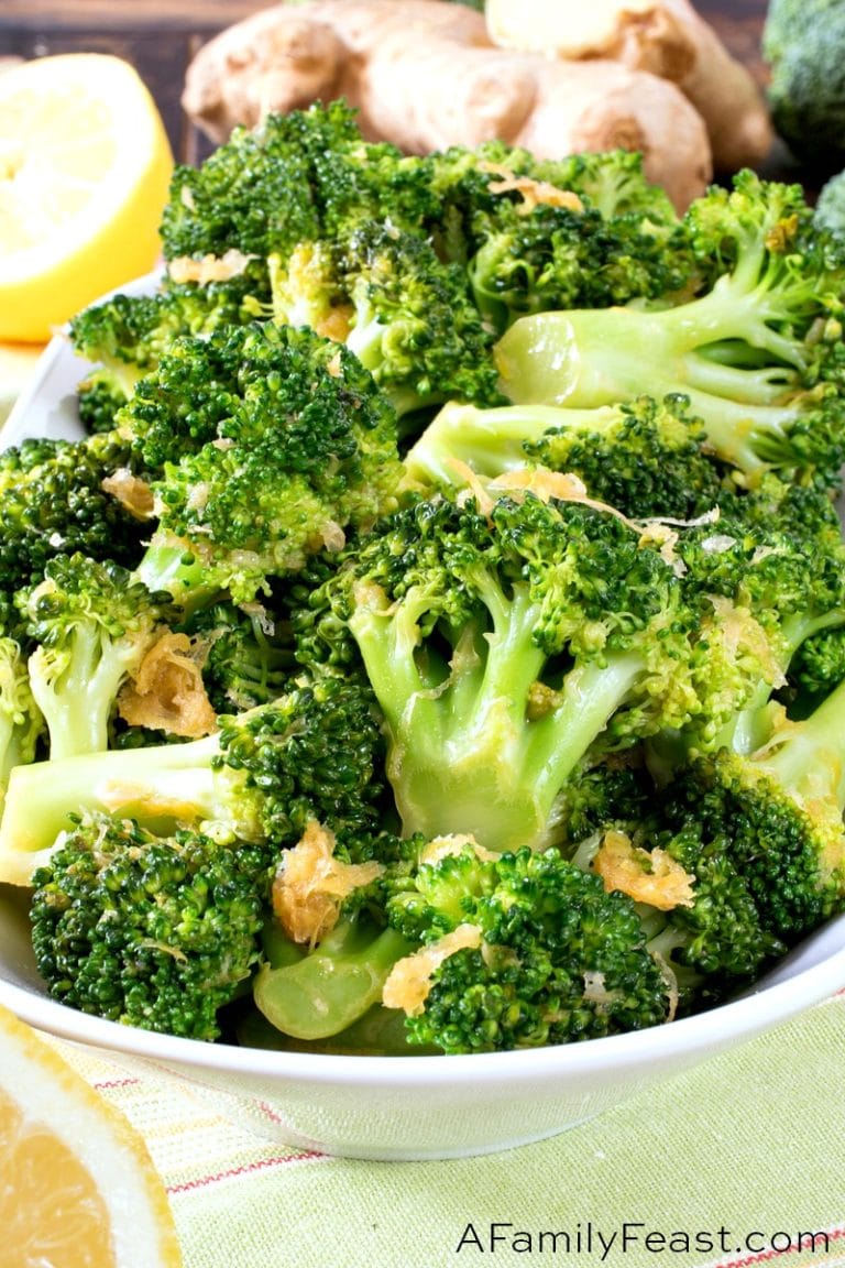 Lemon Ginger Broccoli