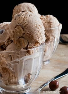 Chocolate Malted Ice Cream - A Family Feast®