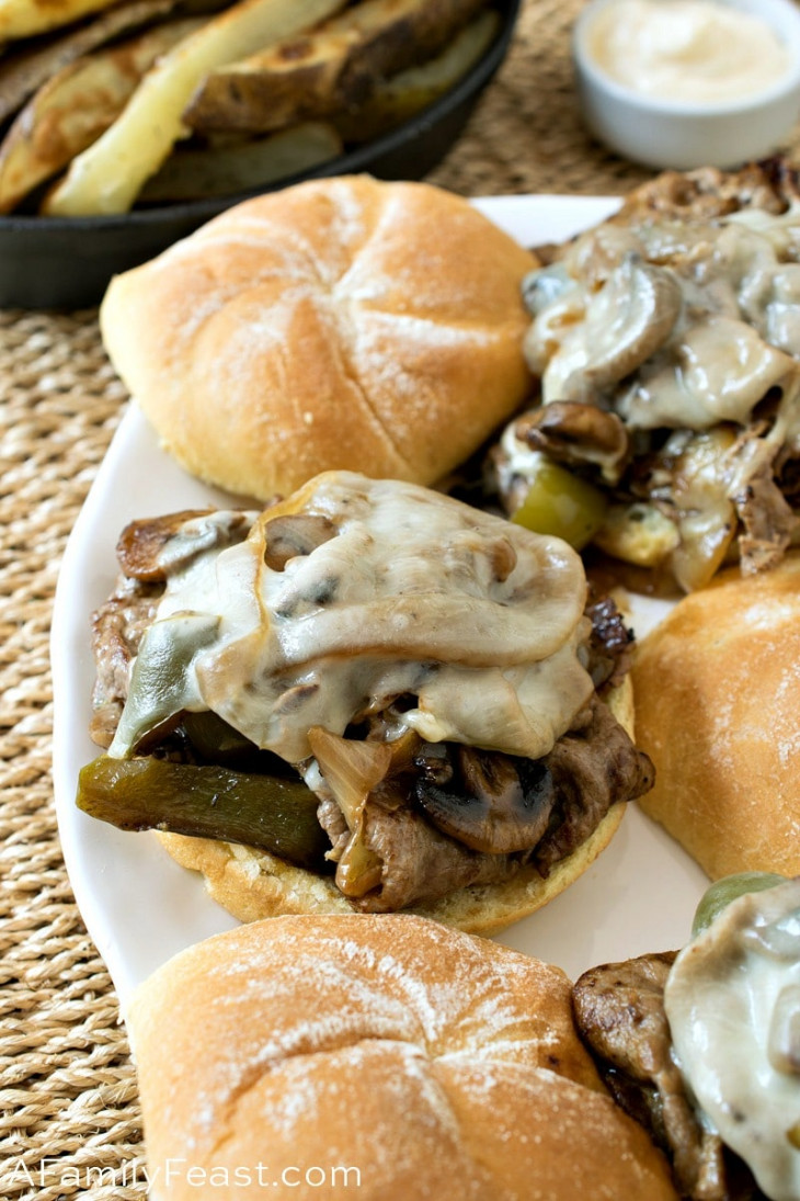 Steak Bomb Sandwich - A Family Feast®