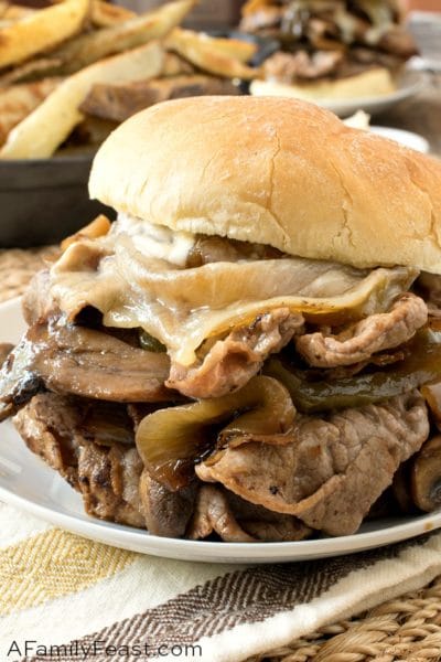 Steak Bomb Sandwich - A Family Feast®