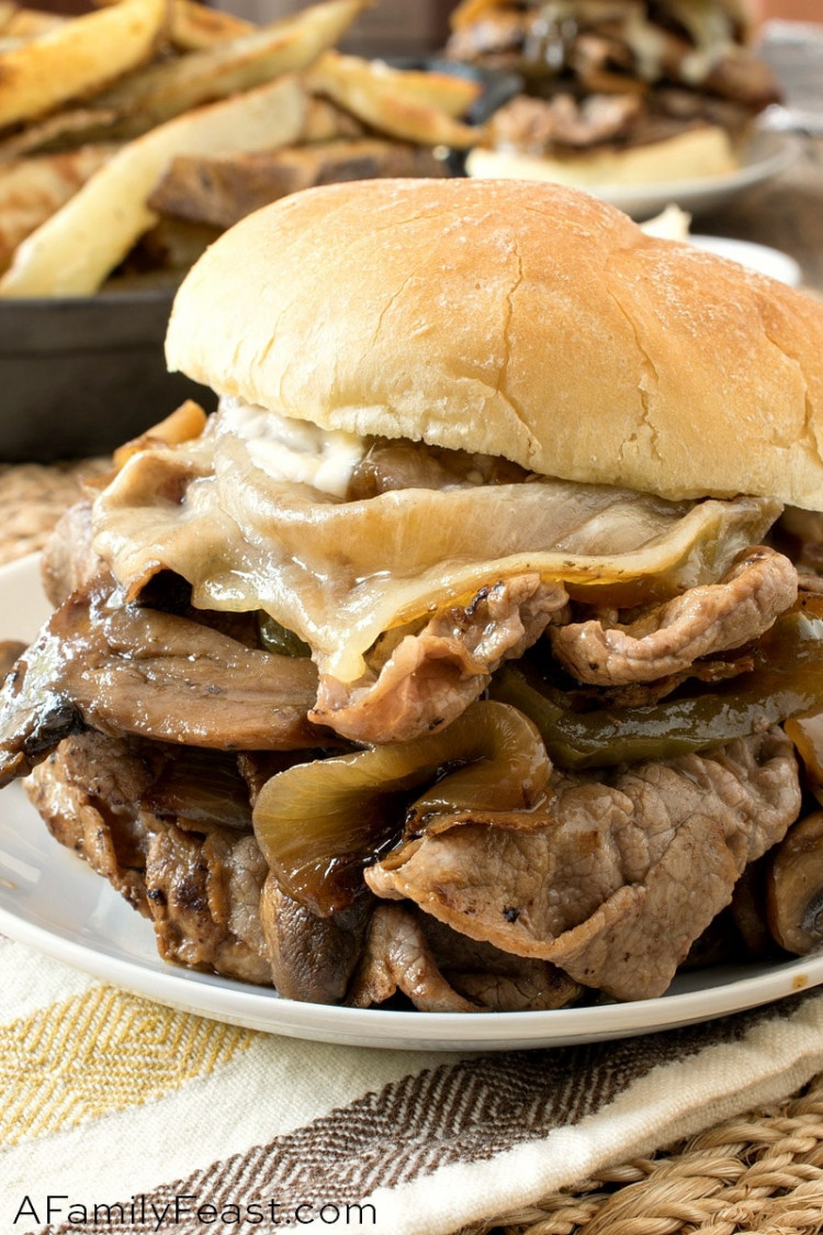 Steak Bomb Sandwich - A Family Feast®