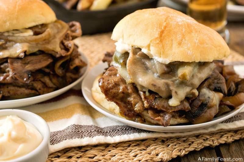 Steak Bomb Sandwich - A Family Feast®