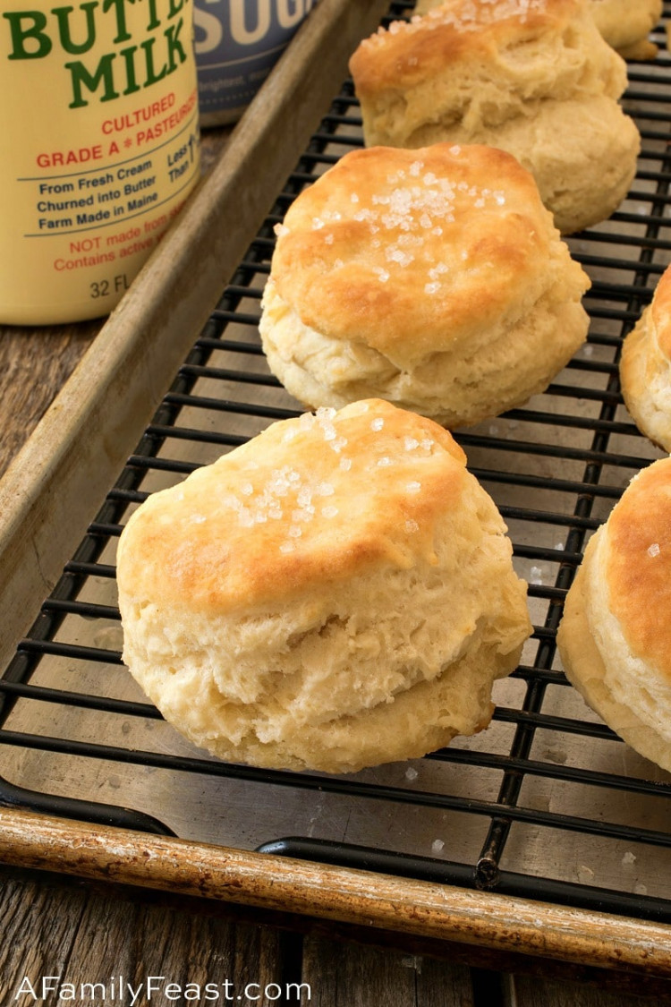 Sweet Buttermilk Biscuits - A Family Feast®