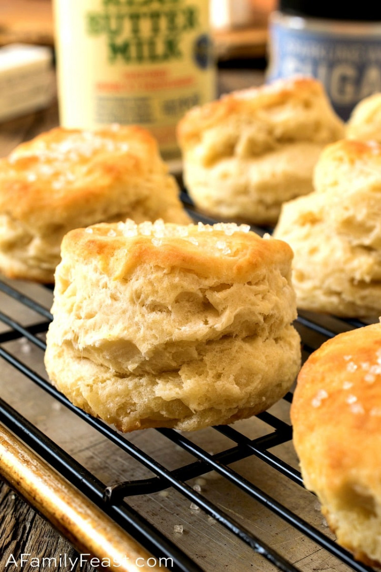 Sweet Buttermilk Biscuits - A Family Feast®