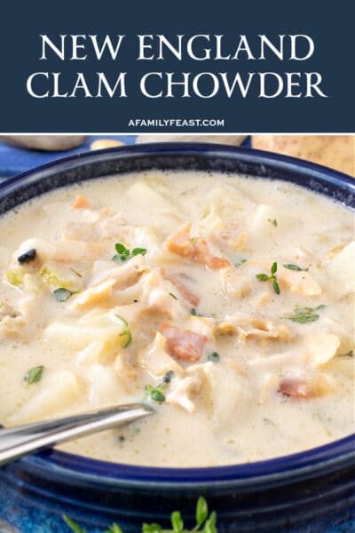 New England Clam Chowder - A Family Feast®