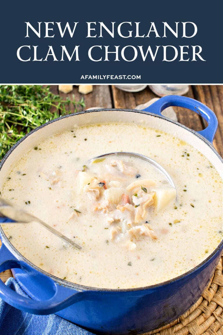 New England Clam Chowder - A Family Feast®
