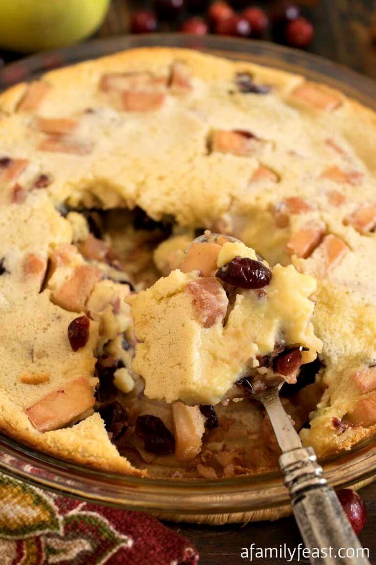 Cranberry Apple Clafoutis - A Family Feast®