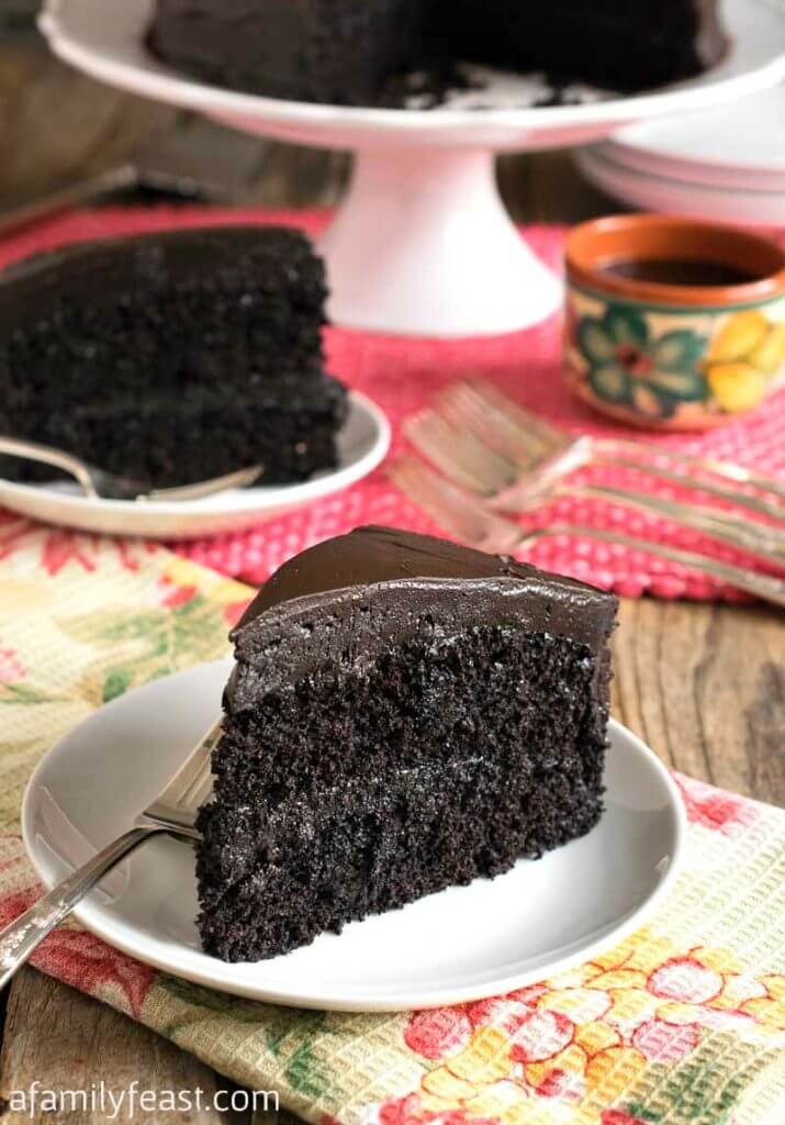Nanny's Black Midnight Cake