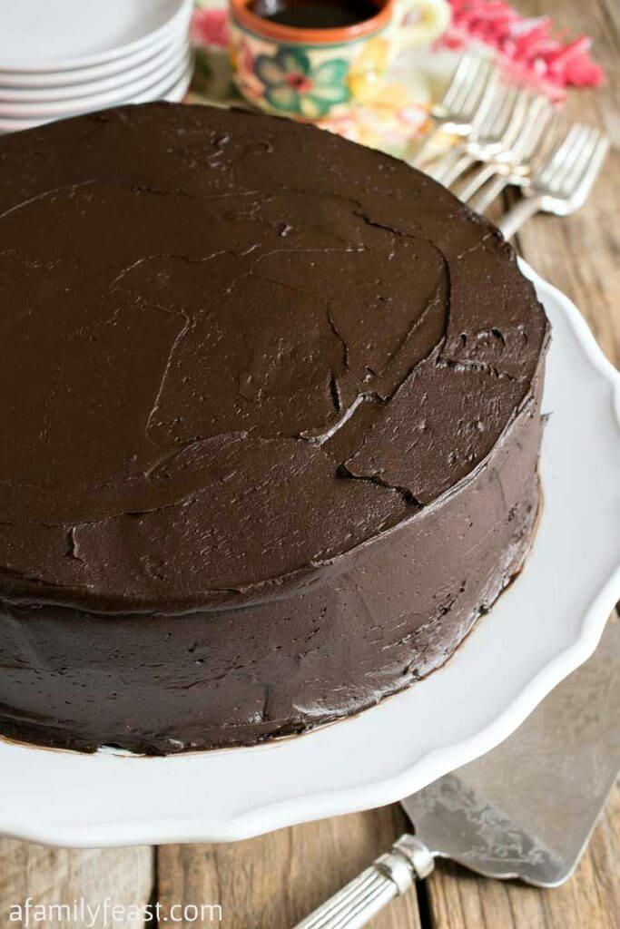 Nanny's Black Midnight Cake