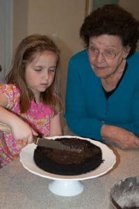 Nanny's Black Midnight Cake