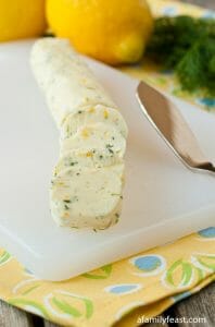 Lemon Dill Compound Butter - A Family Feast®