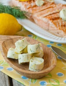 Lemon Dill Compound Butter - A Family Feast®