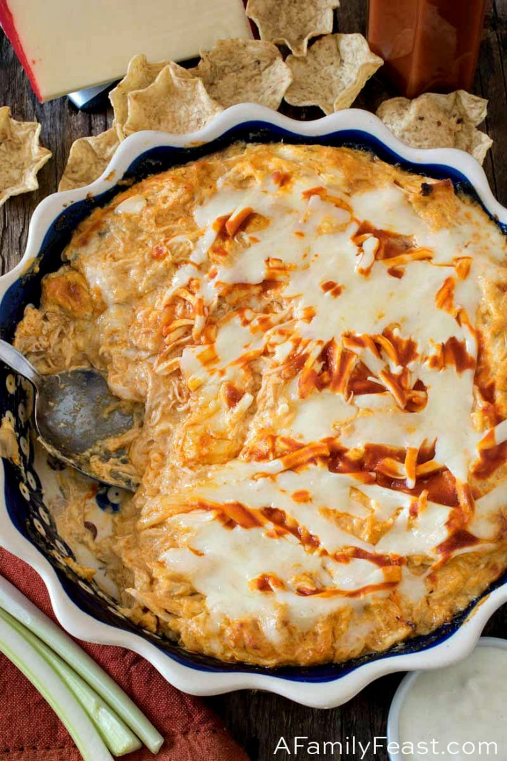 Buffalo Chicken Dip - A Family Feast®