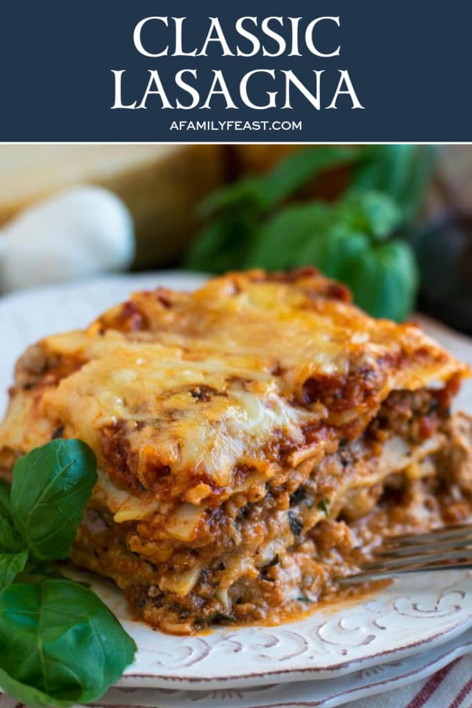 Classic Lasagna - A Family Feast®