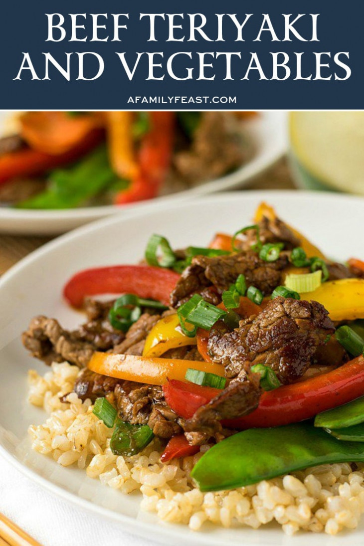 Beef Teriyaki and Vegetables - A Family Feast®