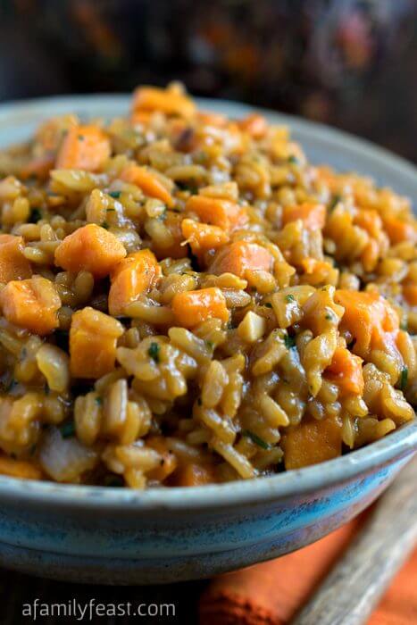 Sweet Potato Risotto - A Family Feast®