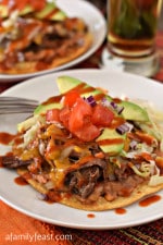 Beef Tostadas - A Family Feast®