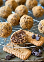 Crispy Chocolate Biscoff Truffles - A Family Feast®