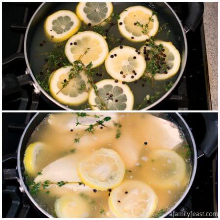 Perfect Poached Chicken - A Family Feast®