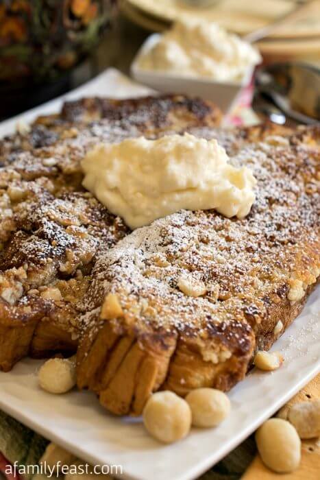 Hawaiian French Toast with Pineapple and Mascarpone