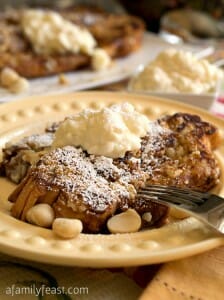 Hawaiian French Toast with Pineapple and Mascarpone