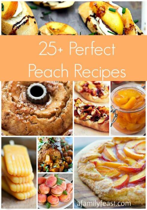 25+ Perfect Peach Recipes - A Family Feast®