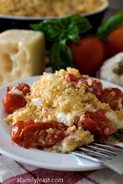 Fresh Tomato Au Gratin - A Family Feast®