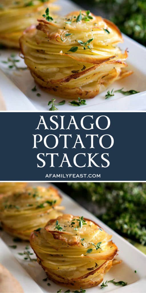 Asiago Potato Stacks - A Family Feast®
