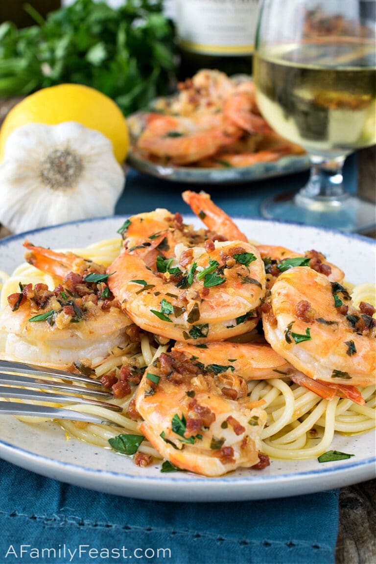 Shrimp Scampi - A Family Feast®