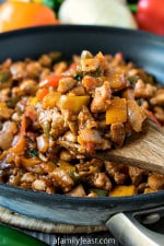 Confetti Chicken Tacos - A Family Feast®