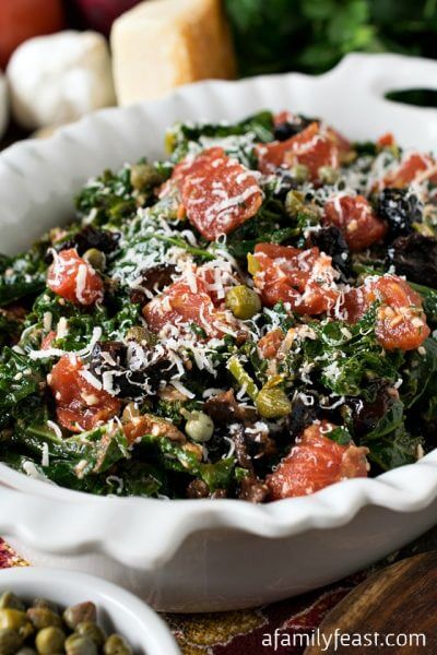 Garlicky Tuscan Kale - A Family Feast®