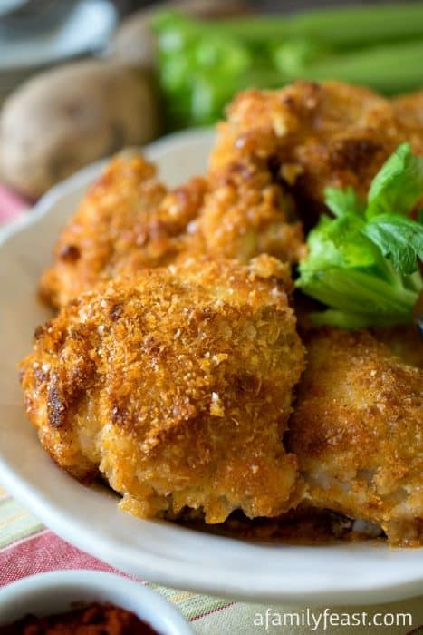 Golden Crusted Baked Chicken - A Family Feast®