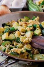 Zucchini and Eggs (Cocozelle)