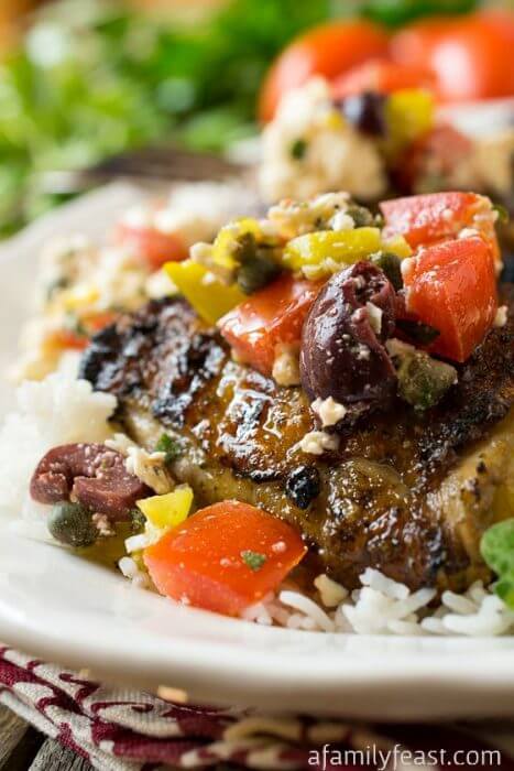 Mediterranean Grilled Chicken - A Family Feast®