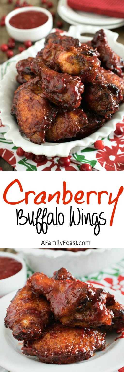 Cranberry Buffalo Wings - A Family Feast®