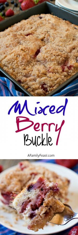 Mixed Berry Buckle - A Family Feast®