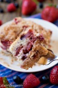 Mixed Berry Buckle - A Family Feast®
