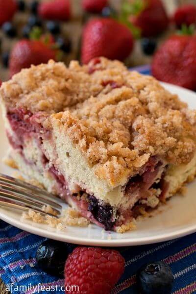 Mixed Berry Buckle - A Family Feast®
