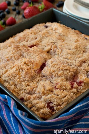 Mixed Berry Buckle - A Family Feast®