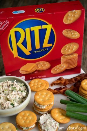 Cream Cheese, Scallion and Bacon RITZwich - A Family Feast®