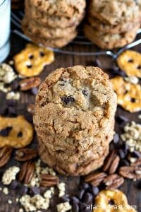 Crunchie Munchie Cookies - A Family Feast®