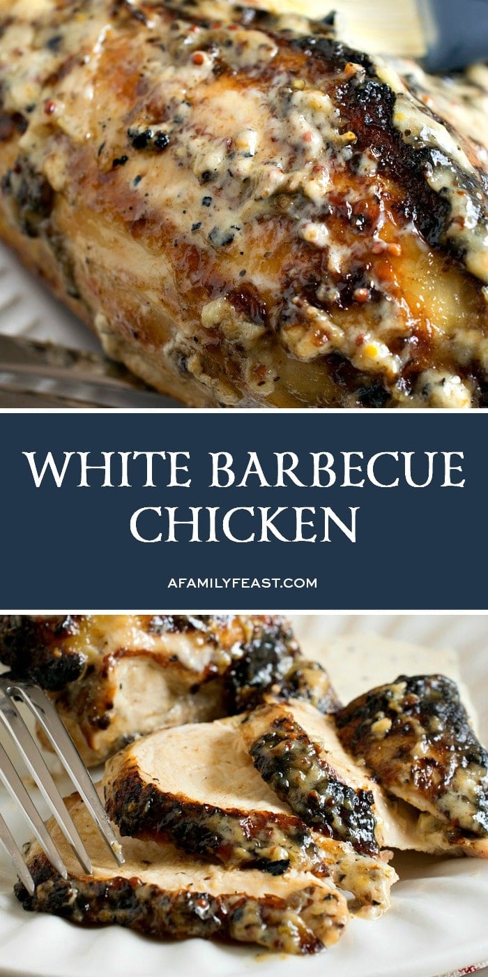 White Barbecue Chicken - A Family Feast®