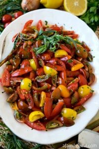 Herbed Tomatoes - A Family Feast®