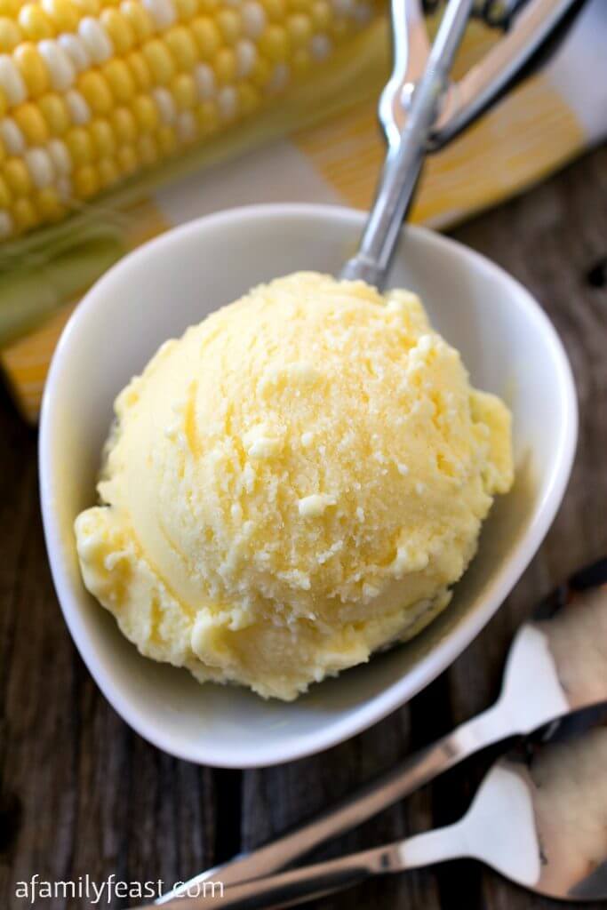 Sweet Corn Gelato - A Family Feast®