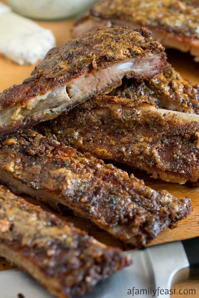 White Barbecue Sauce Pork Ribs - A Family Feast®