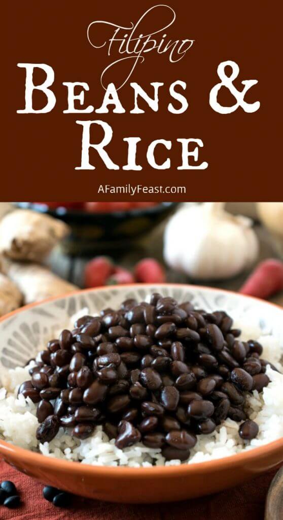 Filipino Beans and Rice - A Family Feast®