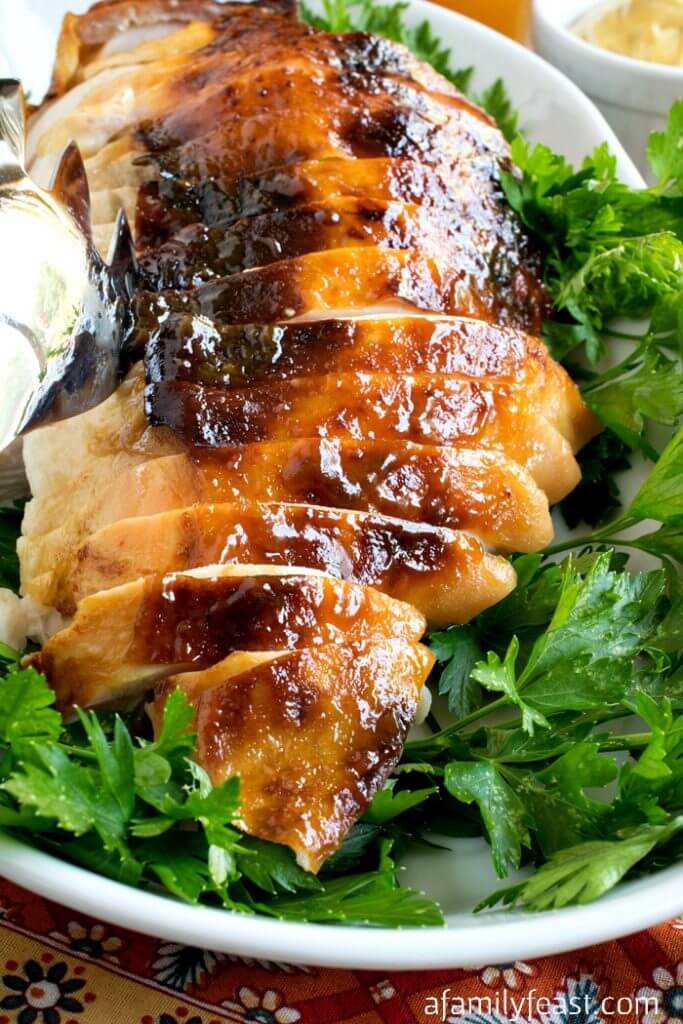 Maple Cider Glazed Turkey - A Family Feast®