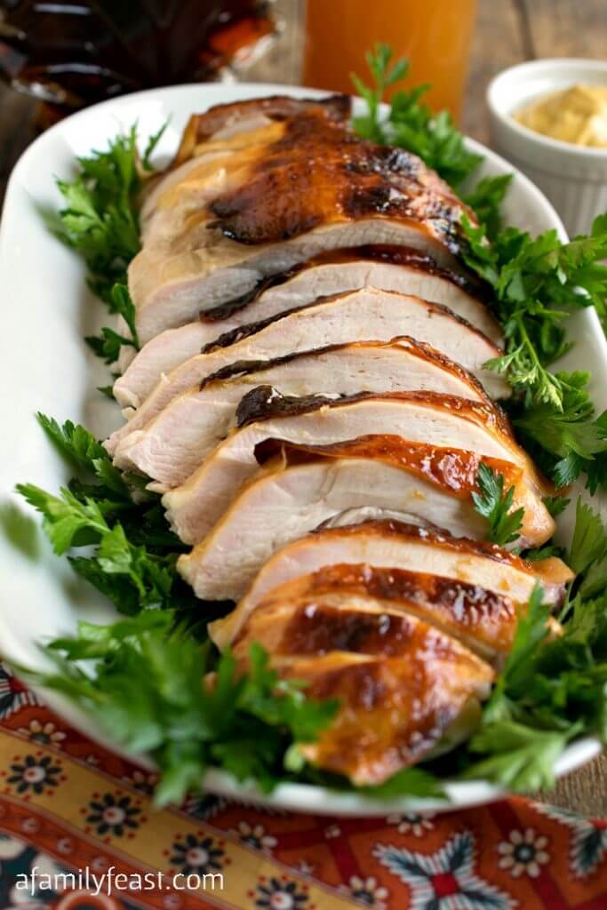Maple Cider Glazed Turkey - A Family Feast®