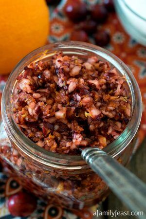 Cranberry Orange Relish - A Family Feast®